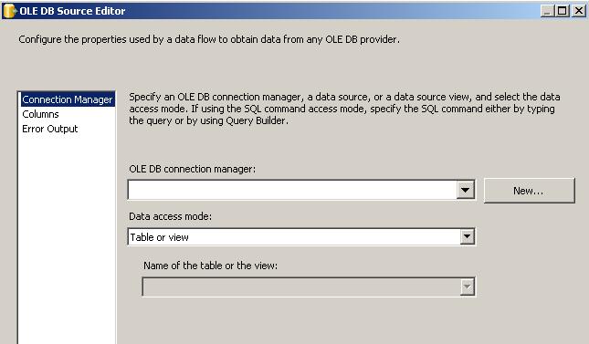 Ssis Oledb Source To Oledb Destination