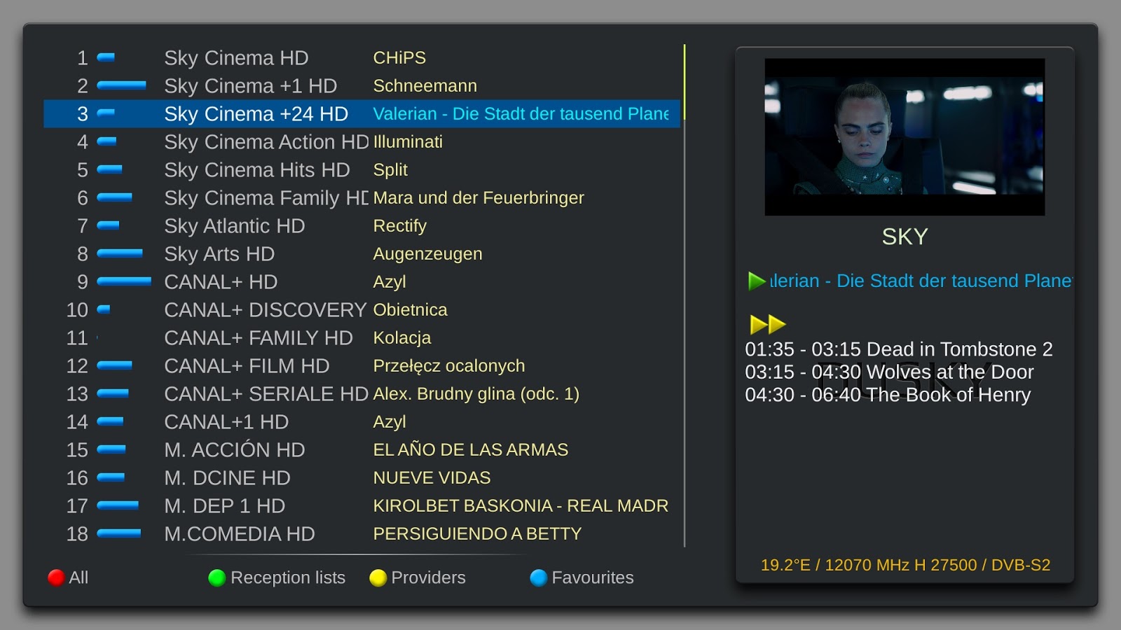 DuskyFHD enigma2 skin by digiteng for openatv