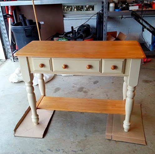 Updating a Console Table with Paint - DIY Beautify - Creating Beauty at ...