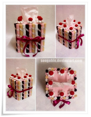 SweetTwinz: Biscuit Tissue Cake Box by Ain