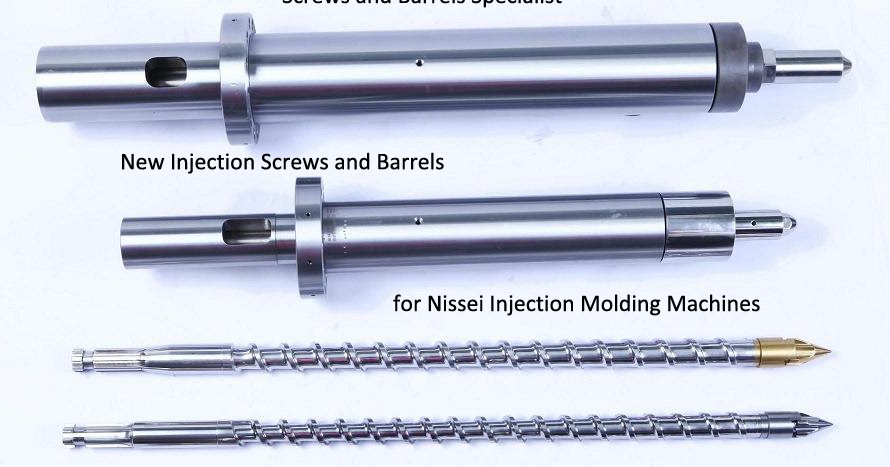 Nissei injection screws, barrels, cylinders, screw tips and other front ...