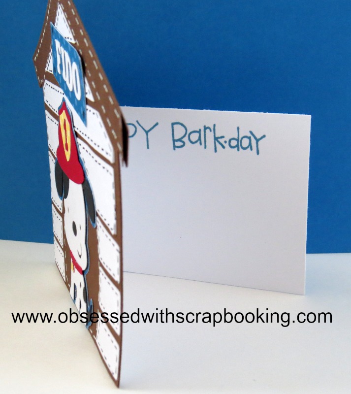 Obsessed with Scrapbooking: Happy Bark Day card,Giveaway and Free April ...