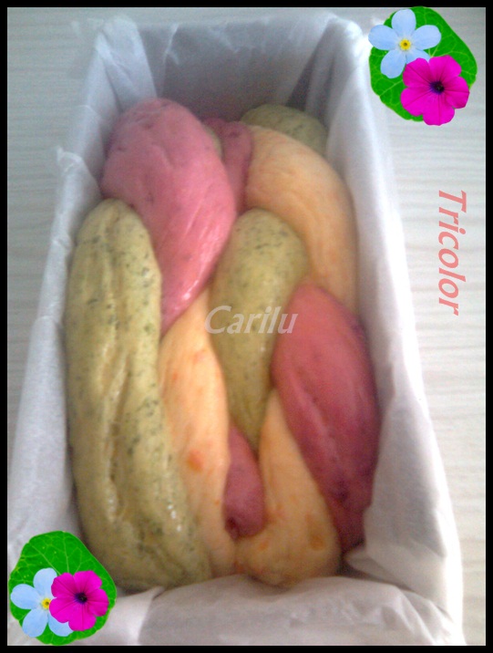 Rinconcito de recetas y más : PAN TRES COLORES