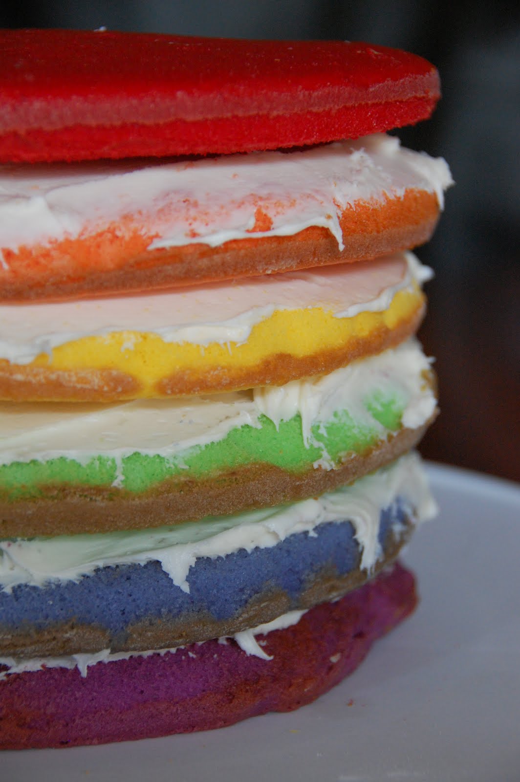 Pundelina Kafoops lives here: I made awesome rainbow cake