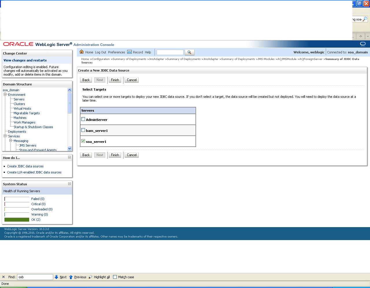 Learning SOA: How to use AQ JMS in SOA Suite 11g