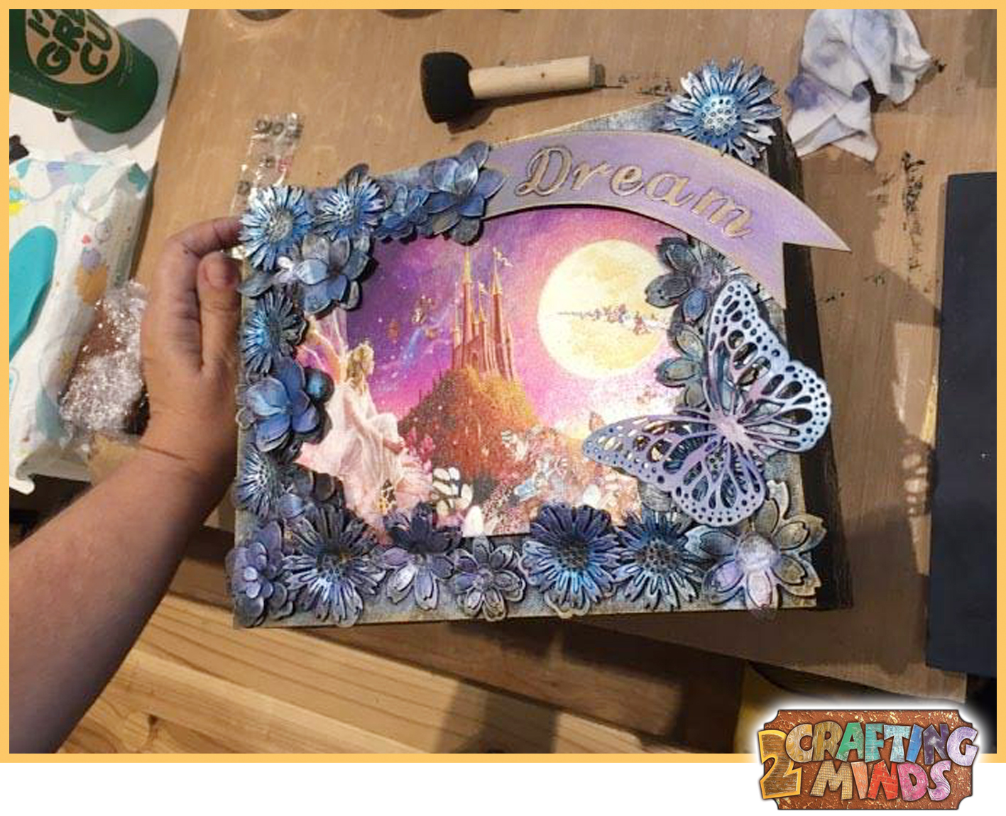 2 Crafting Minds: Fairy Memory Box