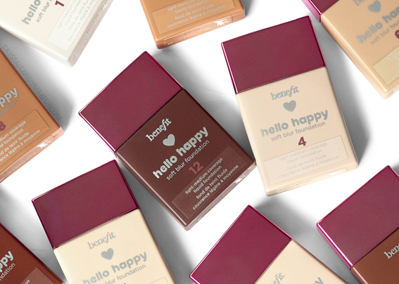 Benefit Hello Happy Soft Blur Liquid Foundation (All shades ...