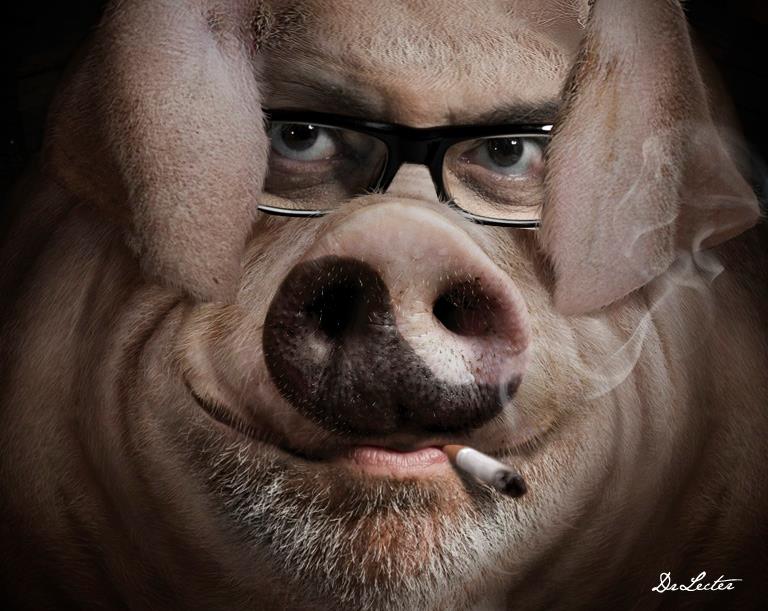 LA CENA ESTA SERVIDA: La culpa la tiene el chancho