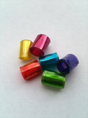 Crafty Soccer Mom: Recycled Plastic Beads