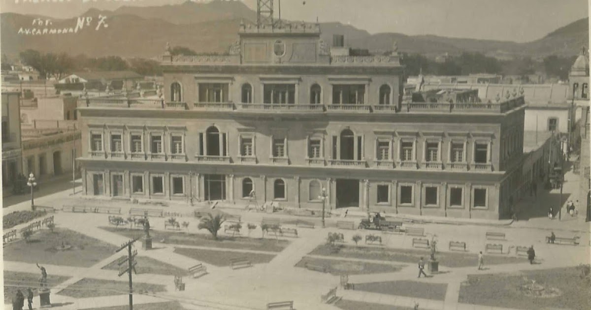 SALTILLO DEL RECUERDO: PLAZA DE ARMAS SIN LA FUENTE DE LAS NINFAS, SALTILLO..!!