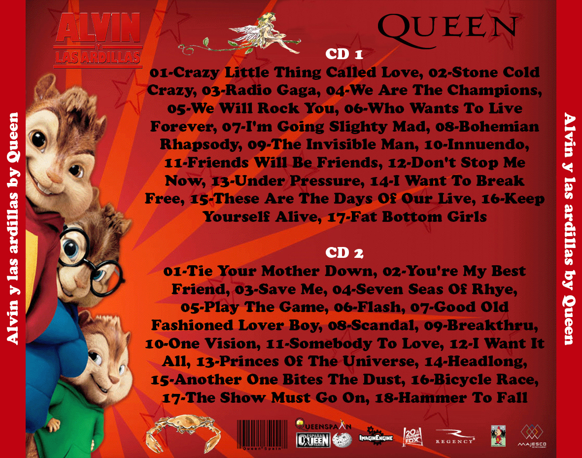 Alvin Y Las Ardillas By Queen