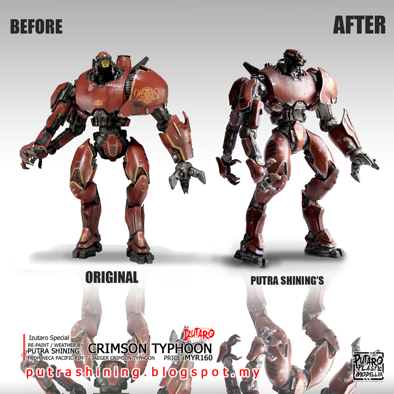 Izutaro Special: Crimson Typhoon 7" Custom Weather by Putra Shining