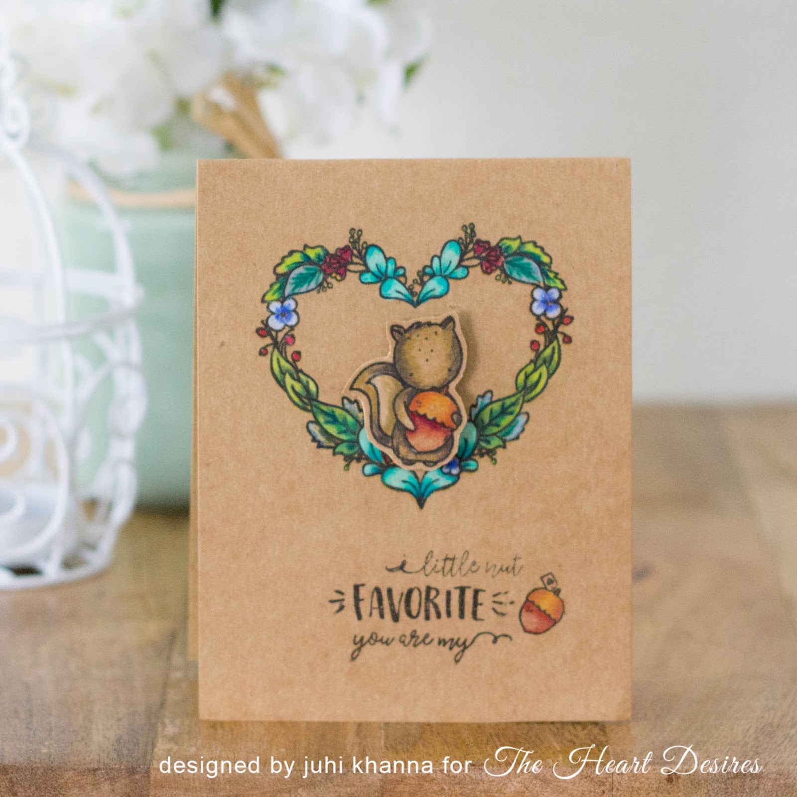 Juhi's Handmade Cards: The Heart Desires Mid Challenge Inspiration #11