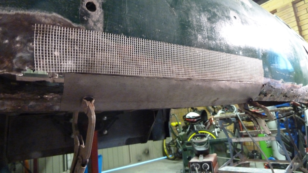 MG Midget 1965 MKII Restoration Project: Lower Rear Panel Repair Continued