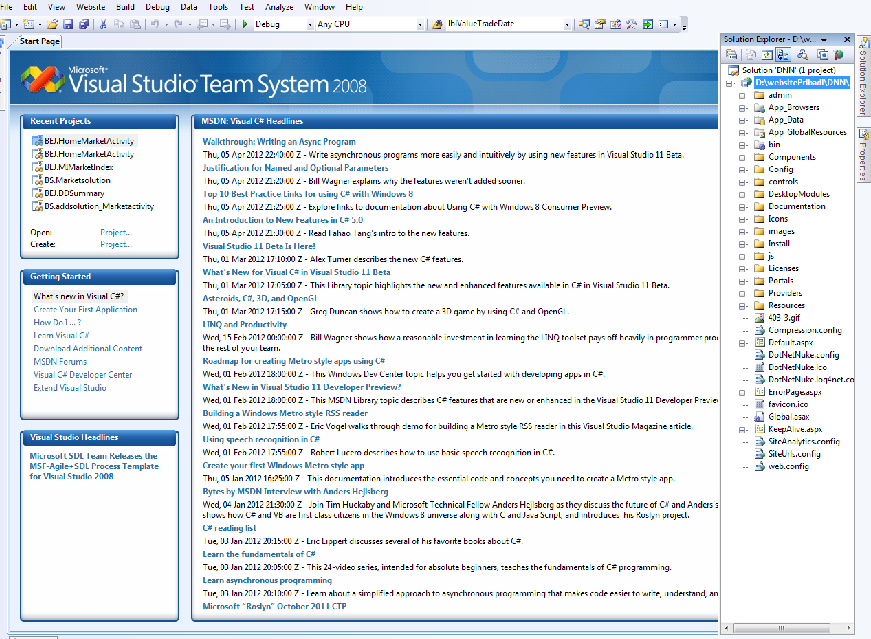 Beginer Asp.Net C#: Membuat SkinWeb Sederhana dengan menggunakan Visual Studio 2008 di DotNetNuke