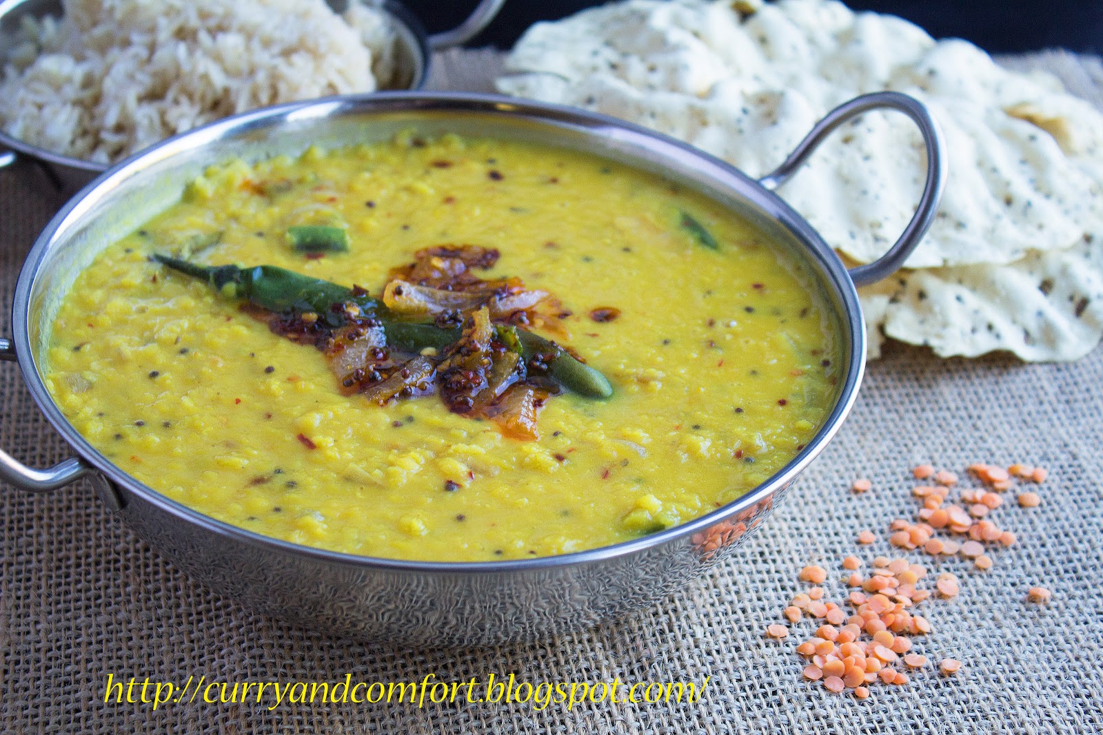 Kitchen Simmer: Spicy Lentil Curry (Sri Lankan Tempered Dhal)