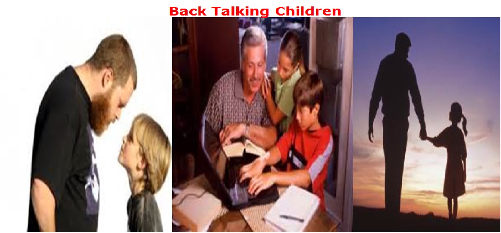 monofamiles: Back Talking Children