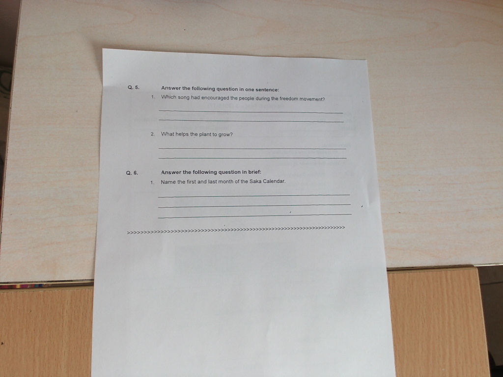 PIS VADODARA STD 3: Grade 3 EVS Revision Worksheet