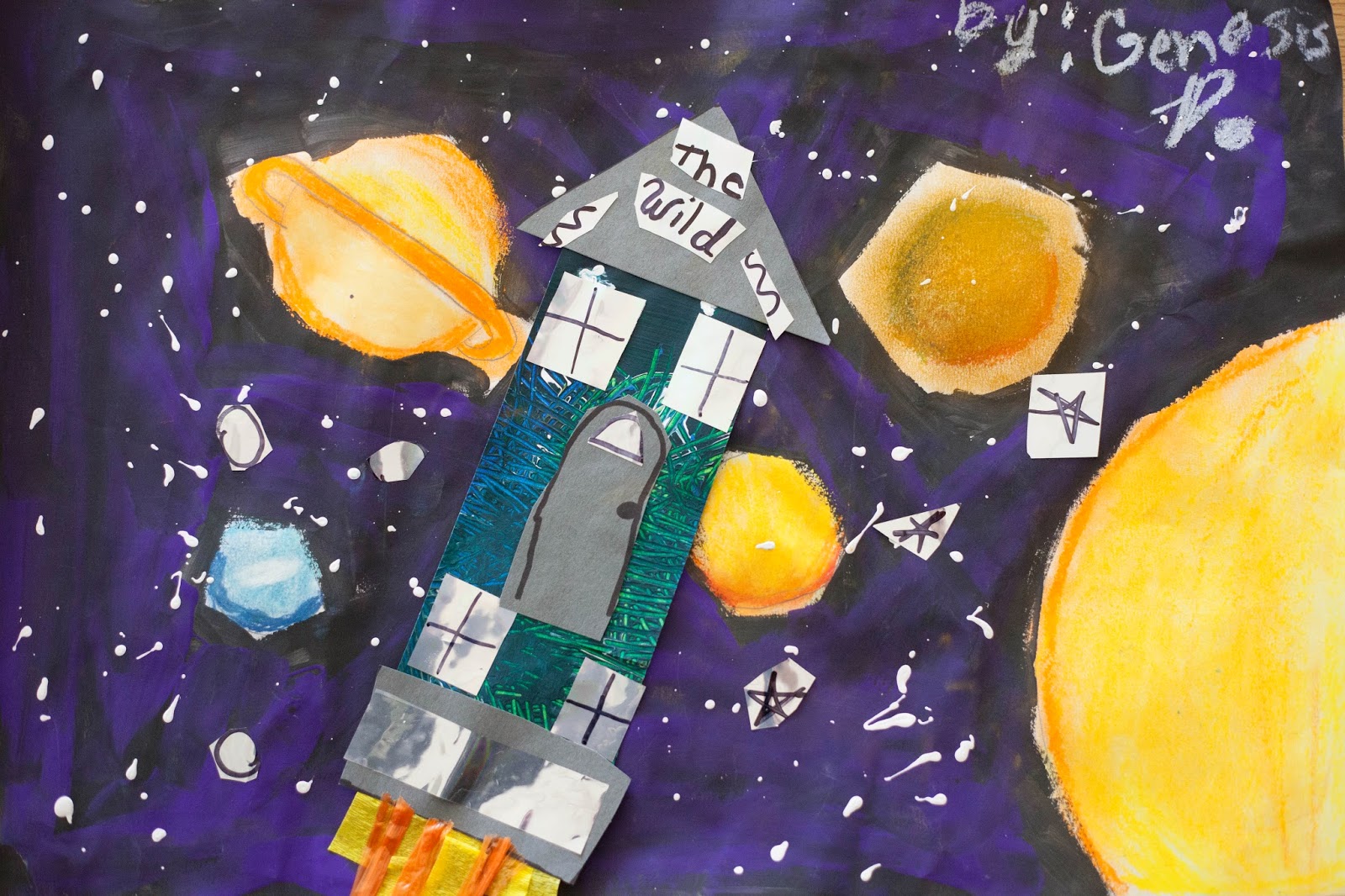 Art Project Girl: Out of this WORLD: Space Studies