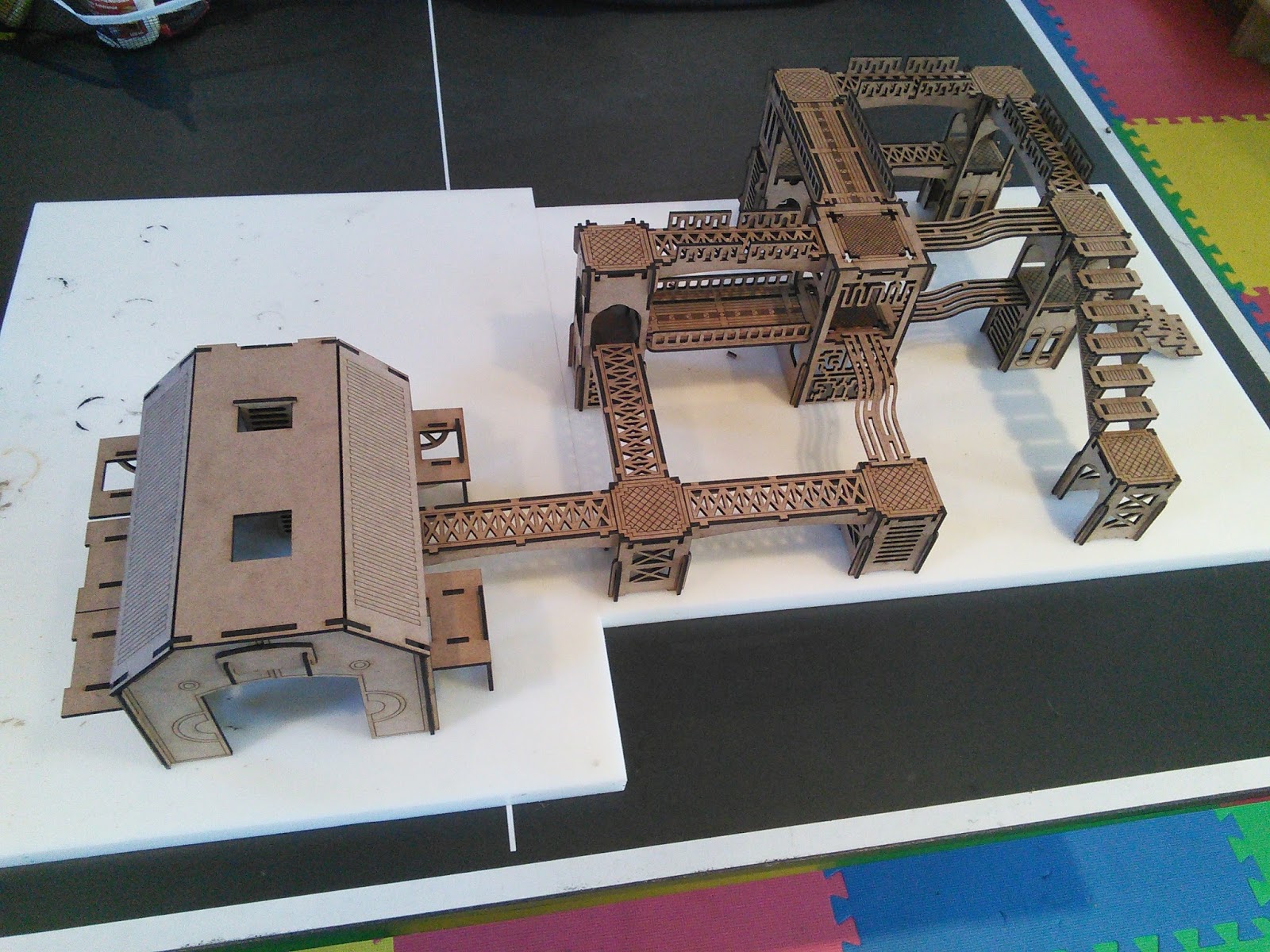 Making The Cut: Laser Cut Game Terrain - Industrial Finished