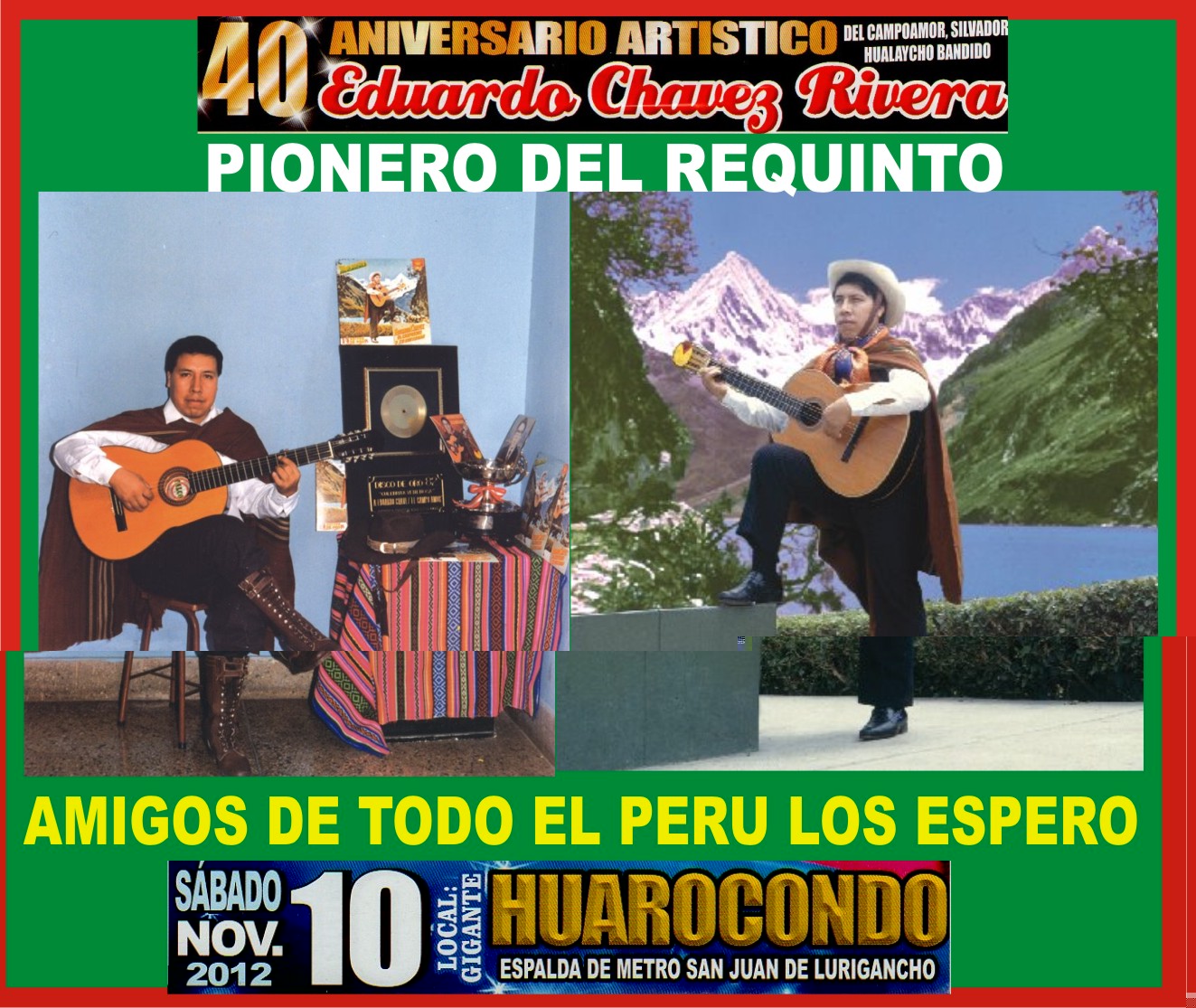 ESPECTACULOS DEL PERU 2017 PARA TODO EL MUNDO: EDUARDO CHAVEZ CELEBRA ...