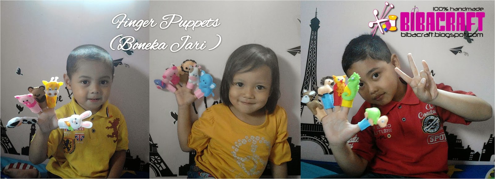 Biba Craft Collection: Finger Puppets/Boneka Jari