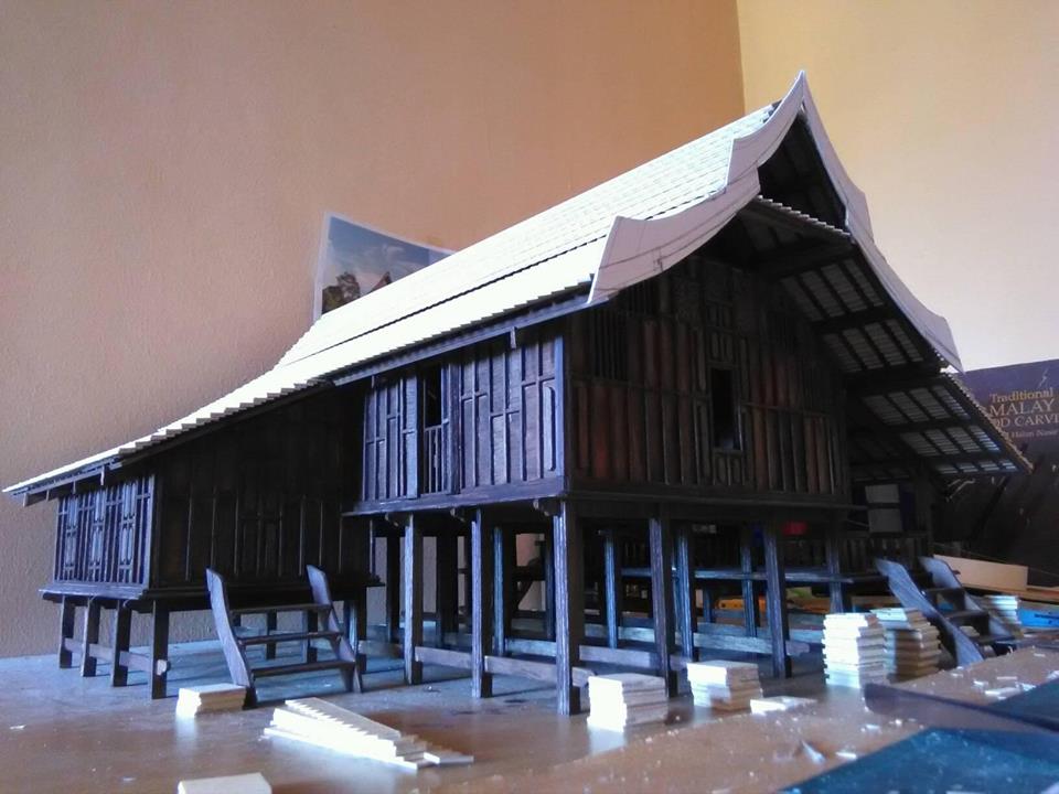 Tiang Seri: Model / Miniature Rumah Tradisional Terengganu (Rumah ...
