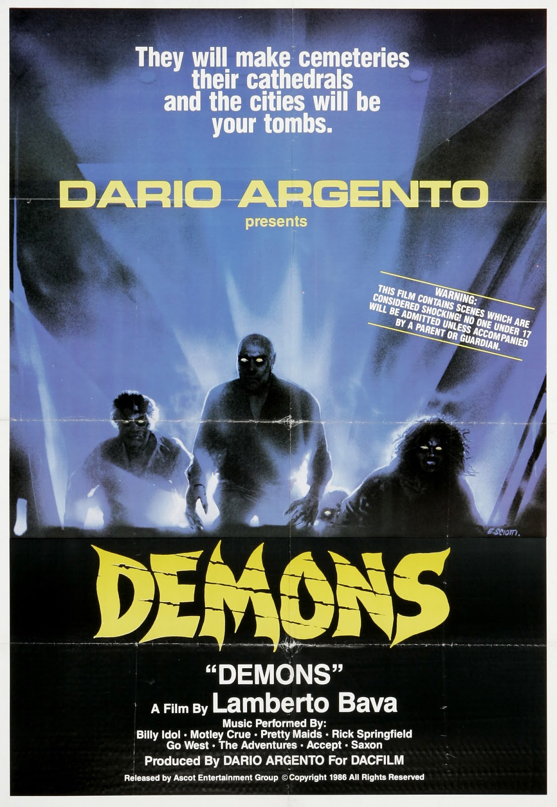 Torsdagsfilmen: DEMONS, 1985