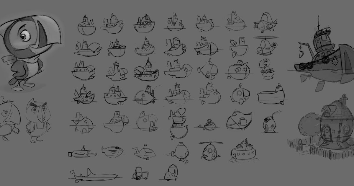 Learning drawing principles: doodles