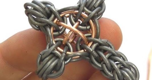 2 Chain Maille Cross Pendant Tutorials / The Beading Gem