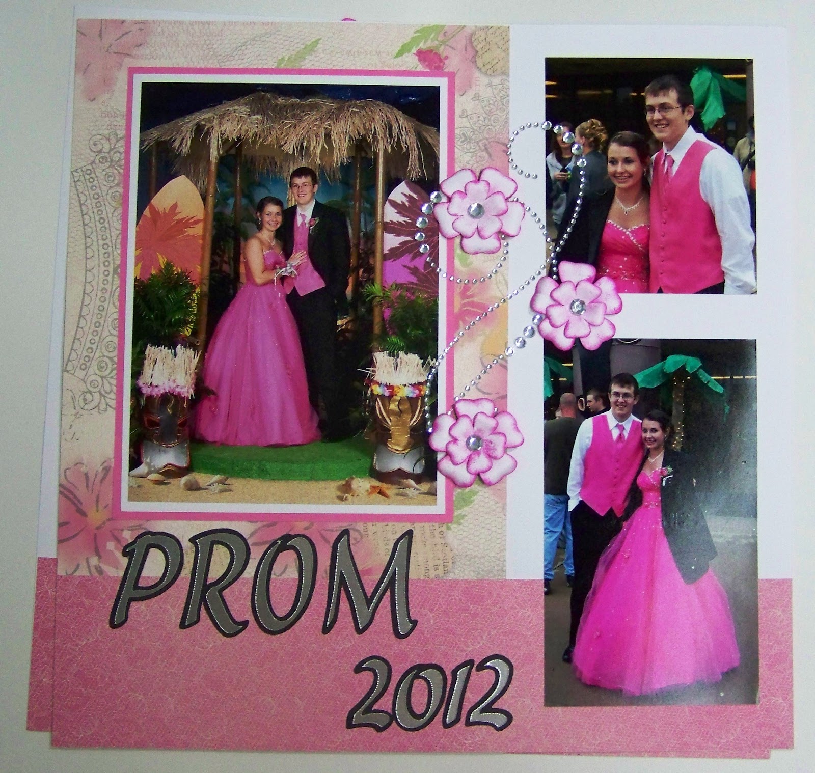 Scrappin' Jenn's Creative Round Up: 2 Prom Layouts