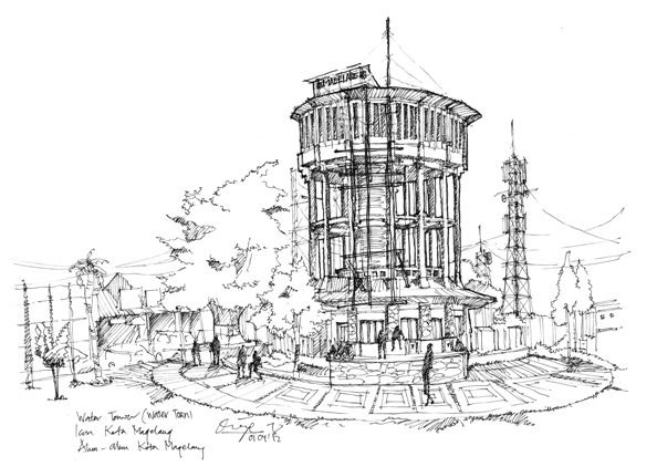 79+ Terpopuler Sketsa Pemandangan Menara, Gambar Pemandangan