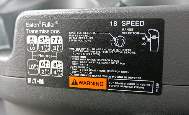 Shifting a 18 Speed Transmission Truck