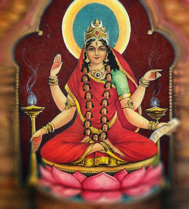 Goddess Bhairavi, Fierce and terrifying aspect of Shakti.