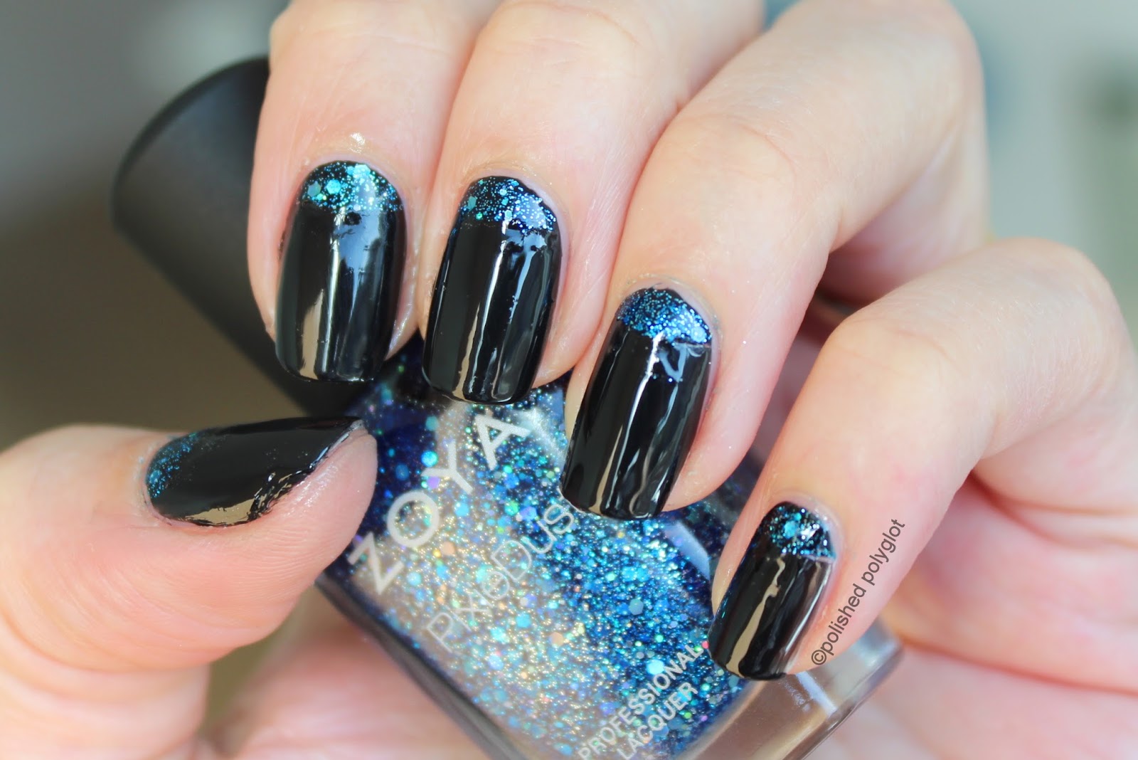 Crescent Moon Nails
