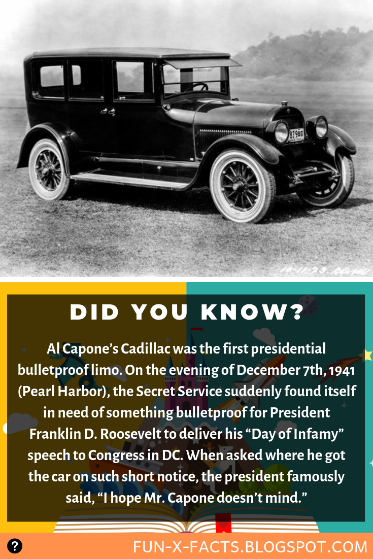 Al Capone’s Cadillac was the first presidential bulletproof limo ...