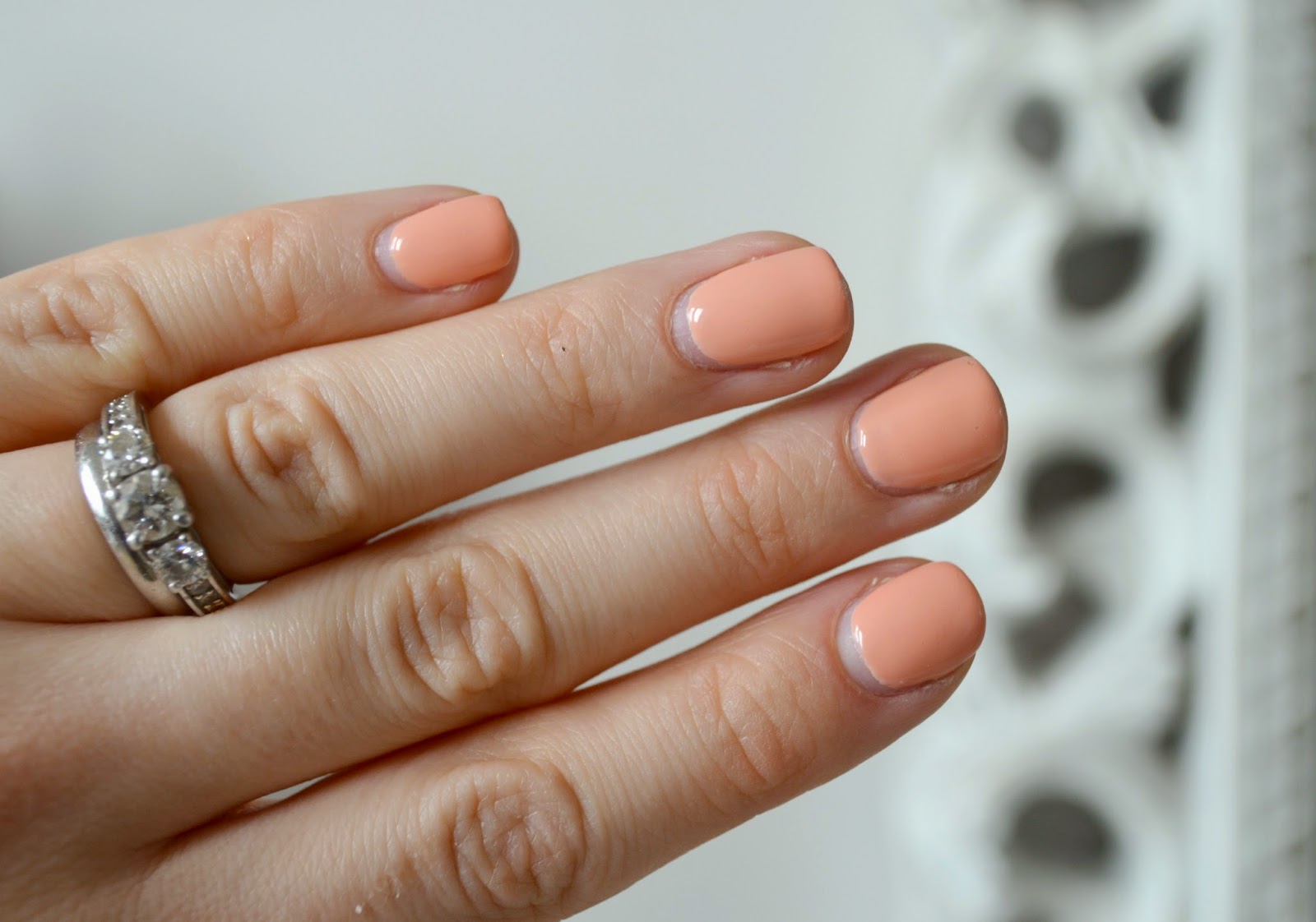 Mani Monday: CND Shellac Salmon Run | Blog Me Beautiful