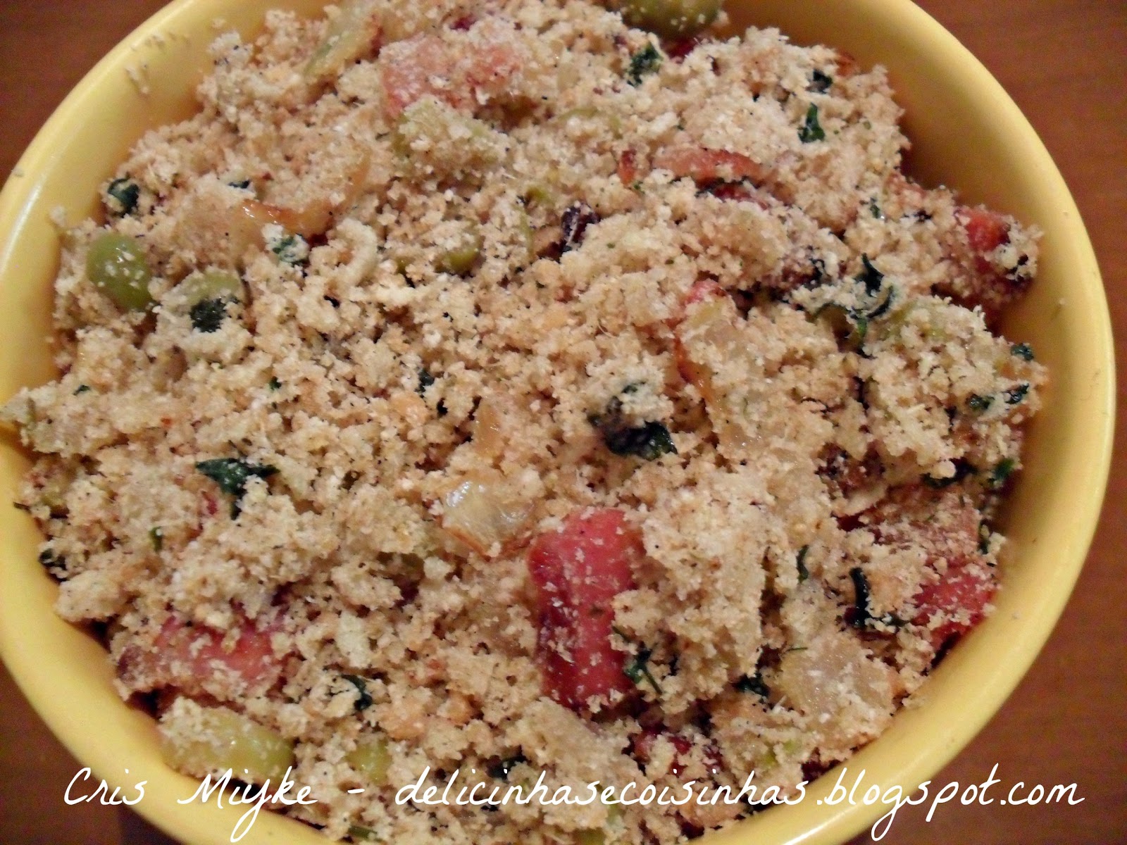 Farofa de Bacon Simples