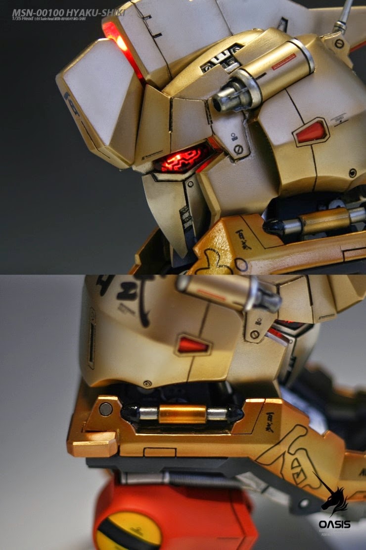 1/35 MSN-00100 Hyaku Shiki Bust Resin Kit
