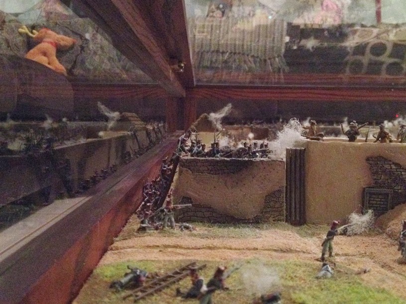 Tides of War: Paint Bench: 15mm Battle of the Alamo Diorama Revisted
