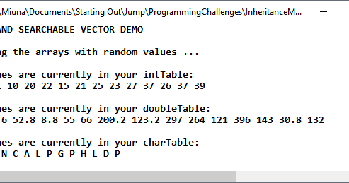 My C++ Playground: Programming Challenge 16.11 - Inheritance Modification