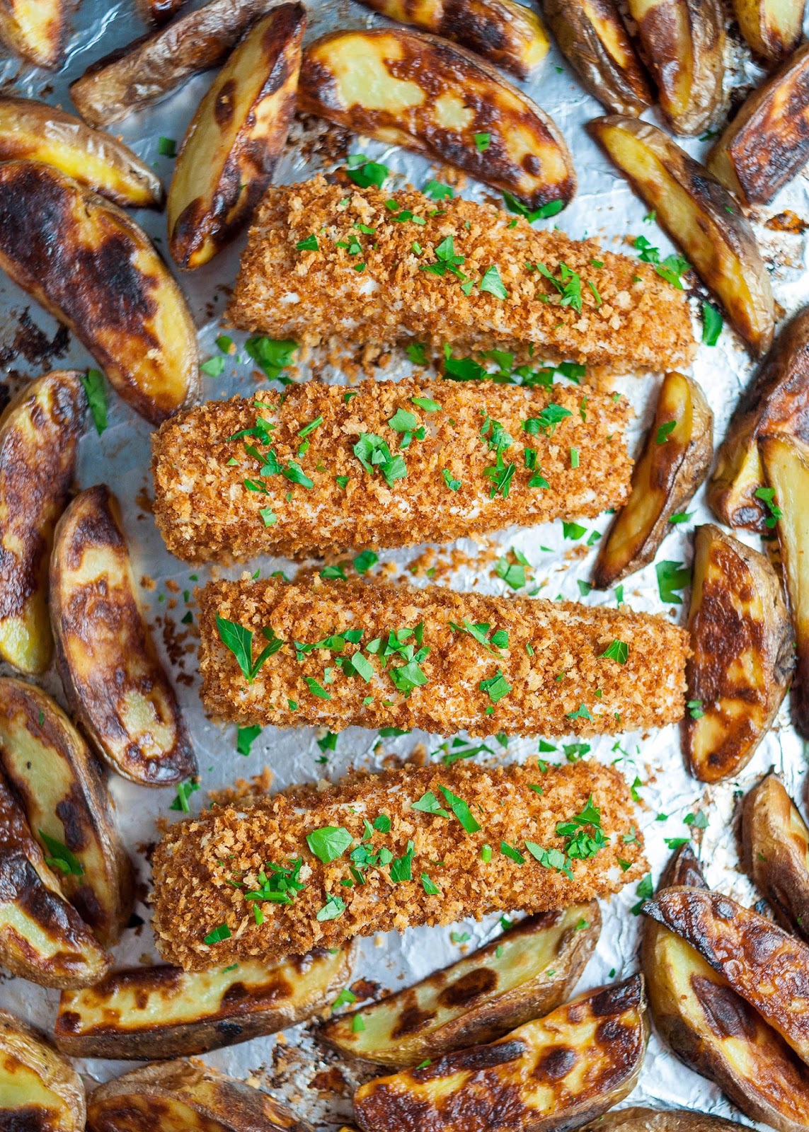Sheet Pan Fish and Chips - Your Recipes Here