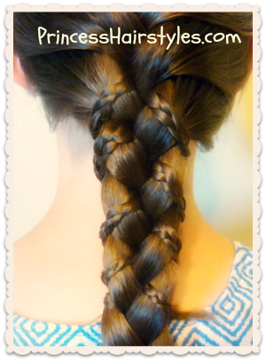 Micro Braid Lattice Wrap Hairstyle | Hairstyles For Girls - Princess ...