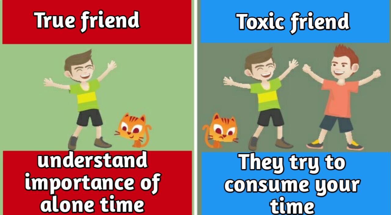9 Difference between true friends and toxic friends.
