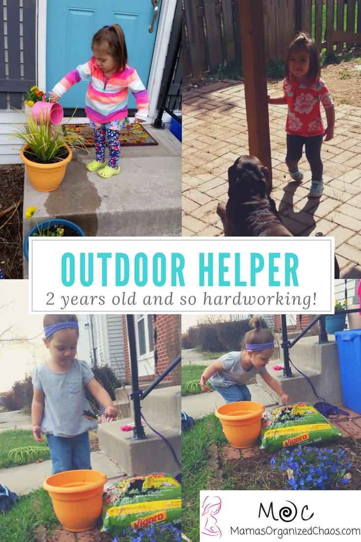 My Little Outdoor Helper- 2 Years Old and Helping With Family ...