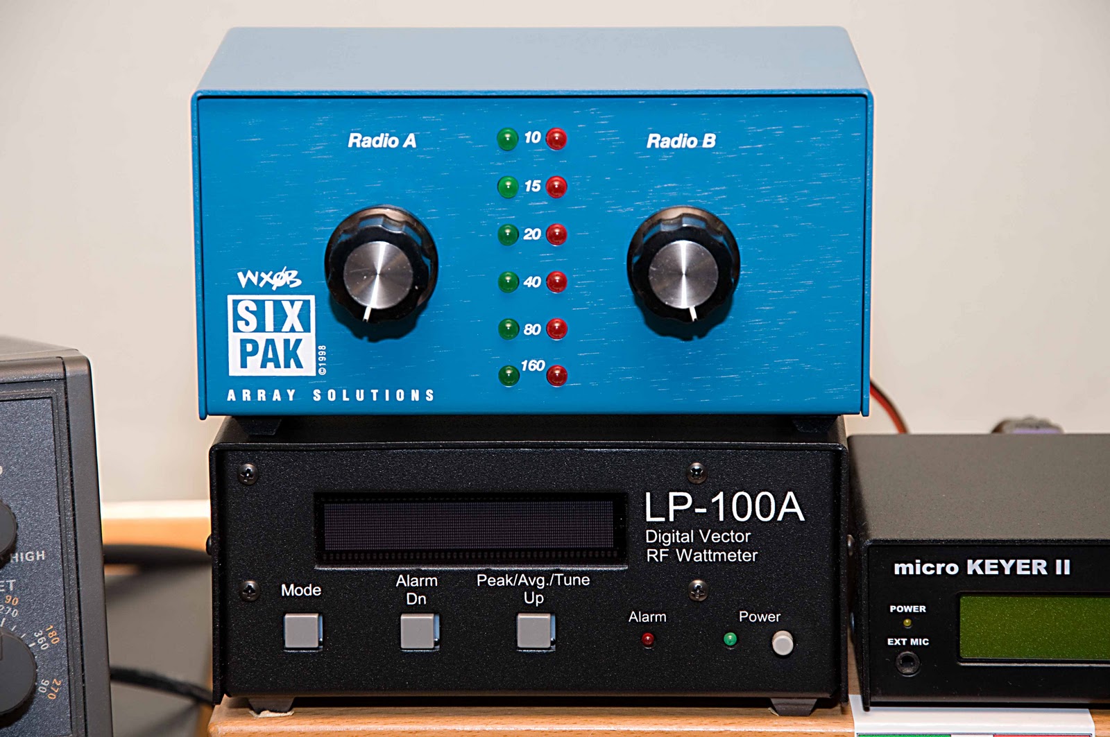 SM5CBM; SM5C; 7S5C Ham Radio Station: Control Panel for my new switch