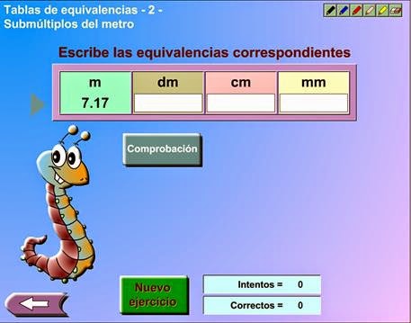 Múltiplos y submúltiplos del metro - CEIP José Calderón