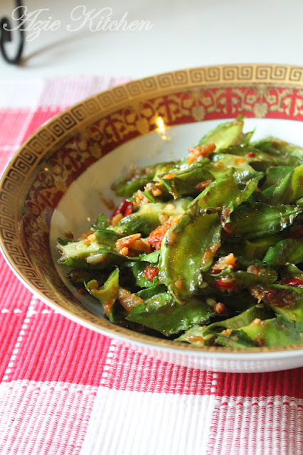 Kacang Botol Goreng Belacan - Azie Kitchen