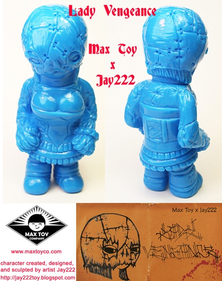 The Blot Says...: Jay222 x Max Toy Co Unpainted Blue Lady Vengeance ...